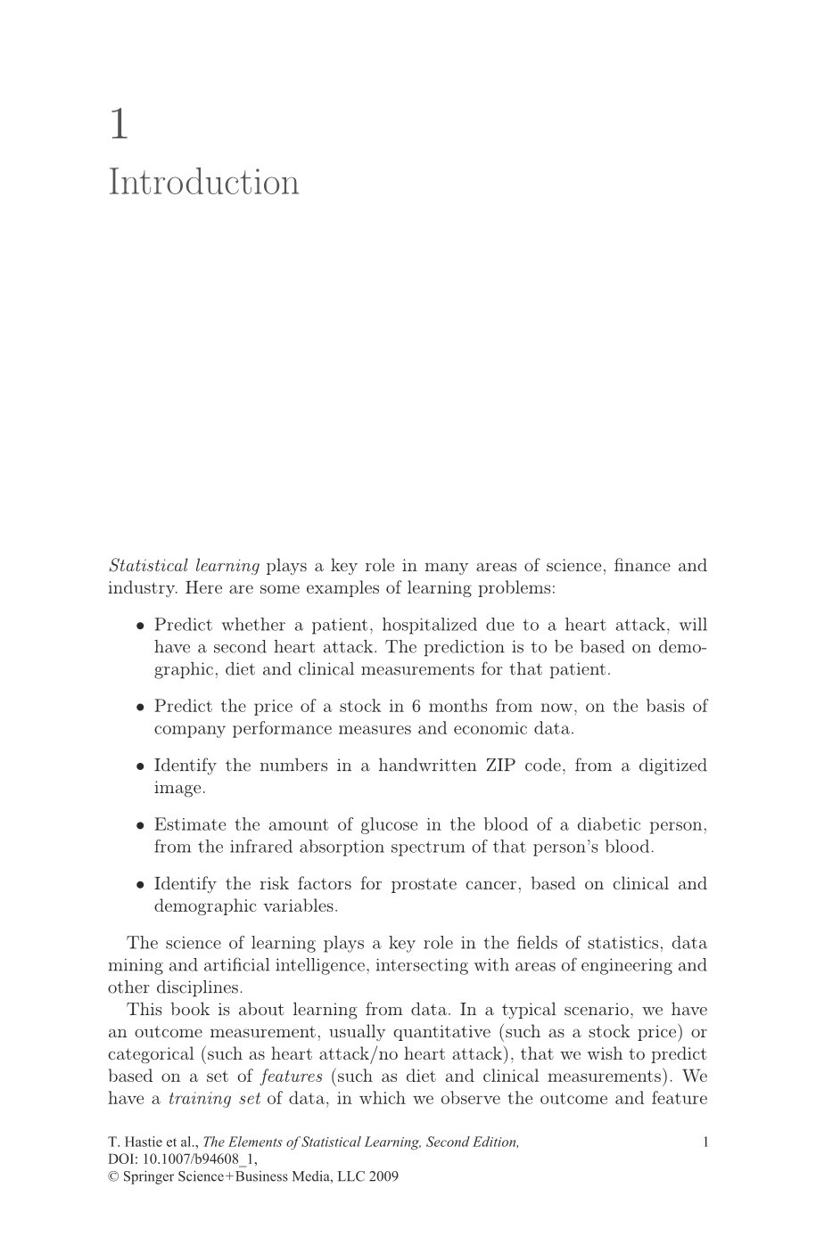 The Elements of Statistical Learning: Data Mining, Inference, and ...