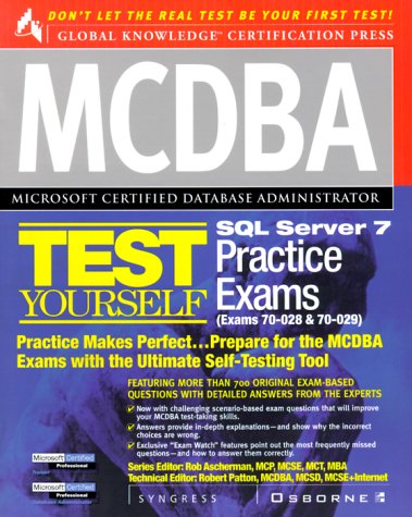 MCDBA TEST YOURSELF SQL Server 7 Practice Exams | 天瓏網路書店
