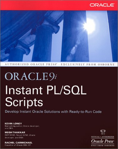 Instant Oracle9i PL/SQL Scripts (Paperback) | 天瓏網路書店
