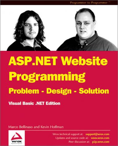 ASP.NET Website Programming: Problem - Design - Solution VB.NET Edition ...
