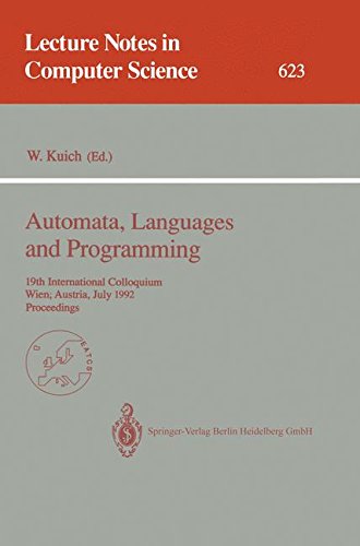 Automata, Languages and Programming: 19th International Colloquium ...