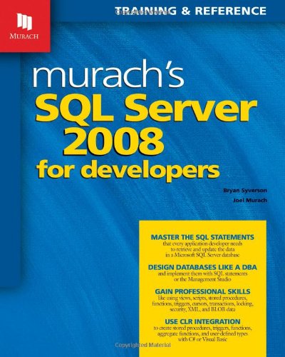 Murach's SQL Server 2008 for Developers (Paperback) | 天瓏網路書店