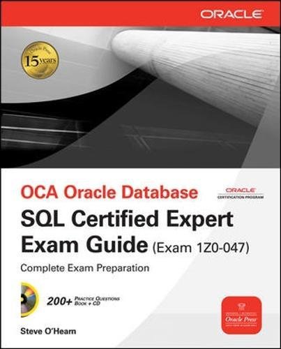 OCA Oracle Database SQL Expert Exam Guide: Exam 1Z0-047 (Paperback) | 天瓏網路書店