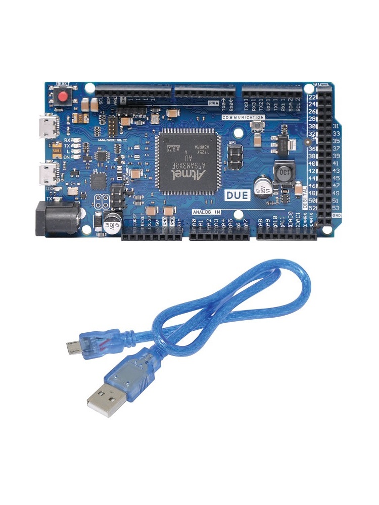 Arduino DUE R3 ARM 32位(相容板)附 micro USB線 | Atmel SAM3X8E | 天瓏網路書店