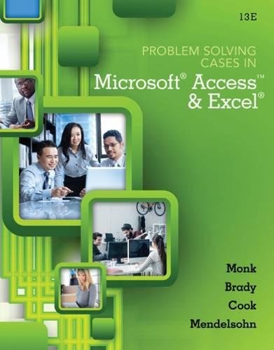 Problem Solving Cases In Microsoft Access and Excel Paperback | 天瓏網路書店