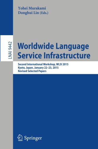 Worldwide Language Service Infrastructure: Second International ...