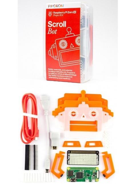 Scroll Bot - Pi Zero W Project Kit | 天瓏網路書店