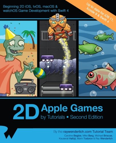 2D Apple Games by Tutorials Second Edition: Beginning 2D iOS, tvOS, macOS & watchOS Game ...