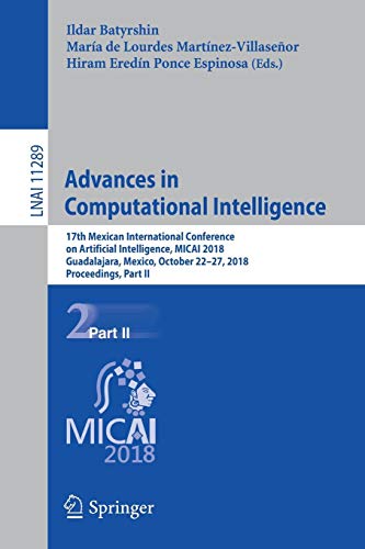 Advances in Computational Intelligence: 17th Mexican International ...