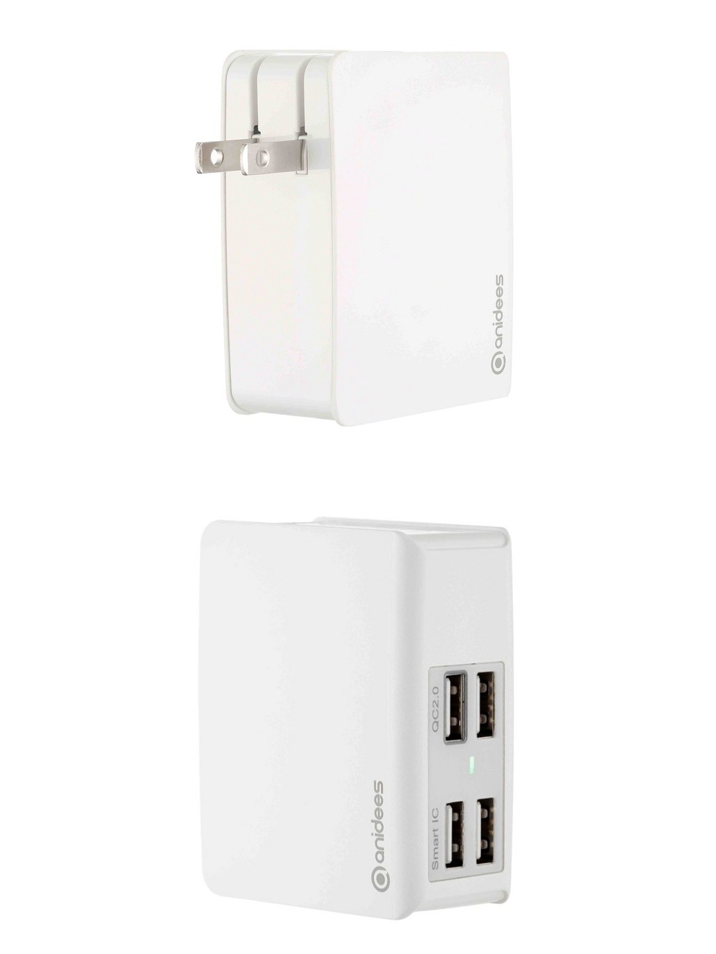 安億迪QC2.0 AI-Charger 4+ 摺疊頭 USB充電器 (AI CHARGER 4+ (US FOLD-ABLE)) | 天瓏網路書店