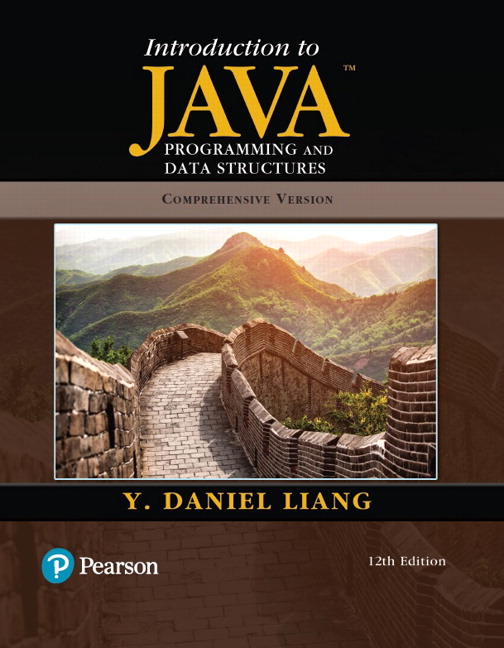 Introduction to Java Programming and Data Structures, Comprehensive Version, 12/e | 天瓏網路書店