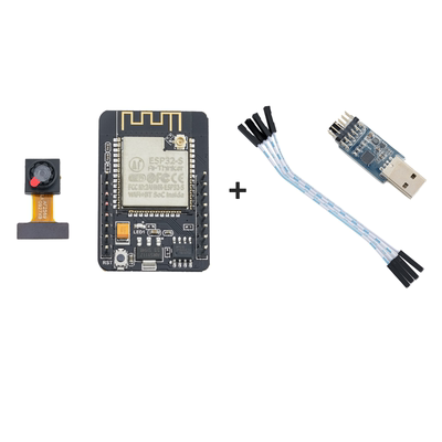 ESP32-CAM 開發板 (附USB轉TTL傳輸線) | 天瓏網路書店