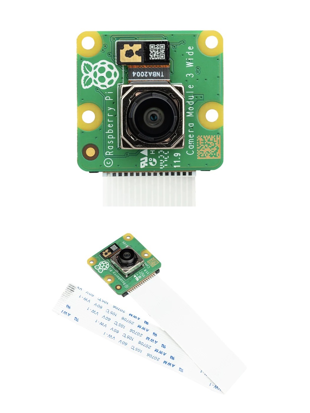 Raspberry Pi Camera Module 3 Wide | 樹莓派官方原廠相機模組 V3 廣角版 | 天瓏網路書店