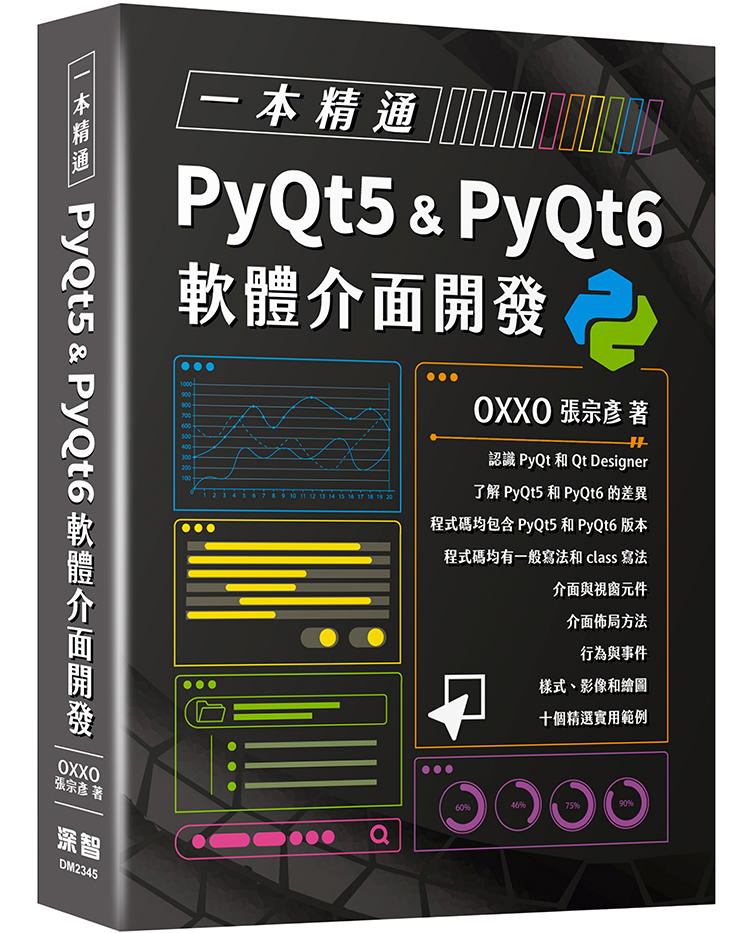 一本精通 - PyQt5 & PyQt6 軟體介面開發 | 天瓏網路書店