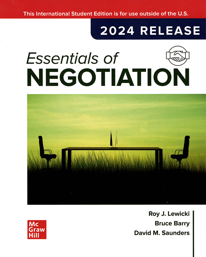 Essentials of Negotiation (2024 Release), 8/e (Paperback) | 天瓏網路書店